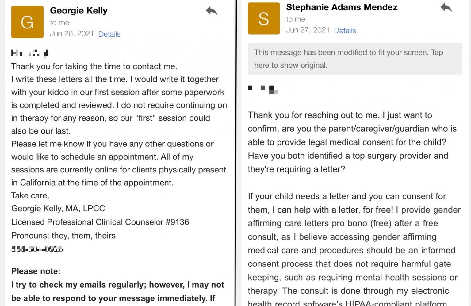 Health Care Providers Offering 'Gender Affirming' Letters for Surgery ...