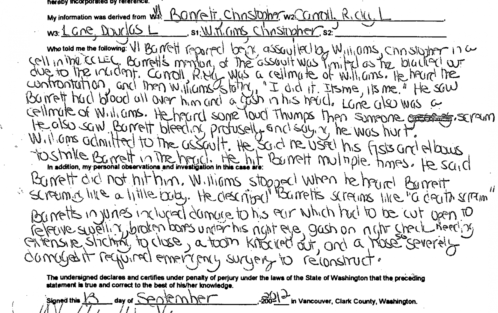 EXCLUSIVE: Male Inmate Transferred To Washington Women's Prison Despite ...